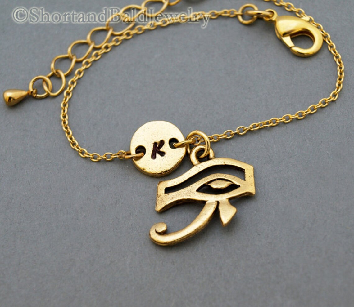 Eye of Ra Bracelet Eye of Re Eye of Horus Antique Gold - Etsy