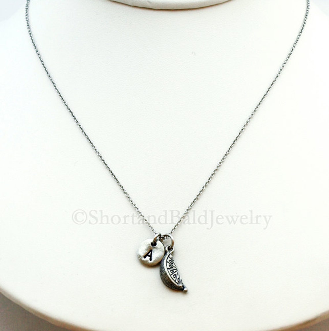 Lemon Slice Necklace Orange Slice Necklace Fruit Charm - Etsy