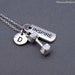 Dumbbell Charm Necklace, Inspire Charm, Inspirational Charm ...