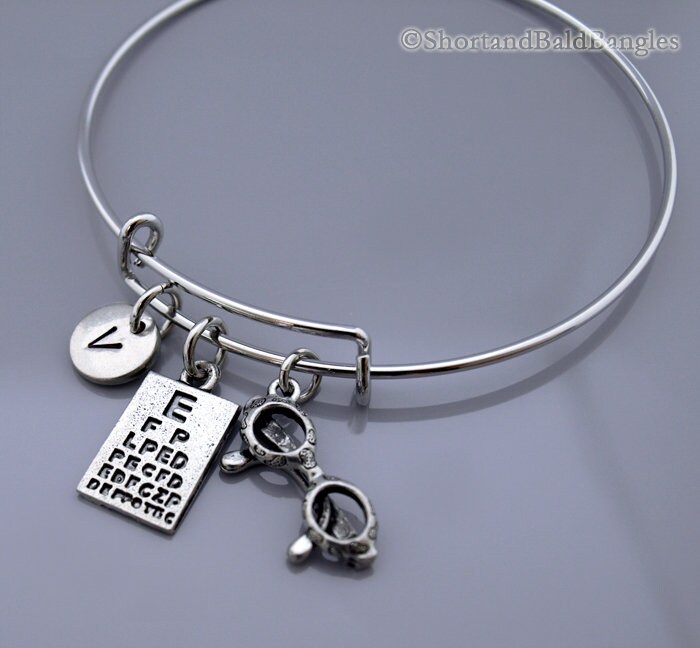 Snellen Chart Bracelet Snellen Chart Bangle Eye Chart Charm - Etsy UK