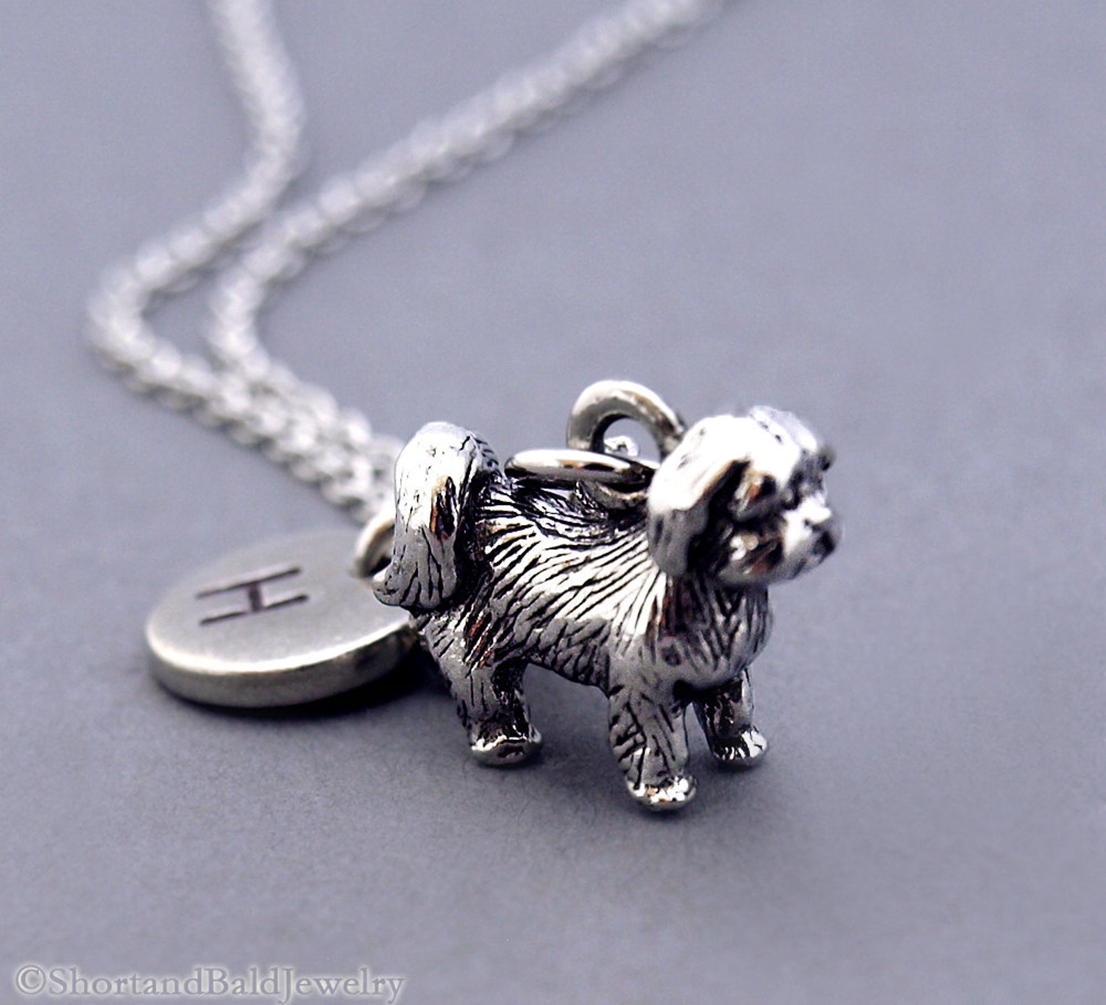 Shih Tzu Necklace, Shitsu Necklace, Shih Tzu Jewelry, Shih Tzu Charm ...