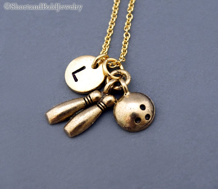 Bowling Necklace Bowling Pins Bowling Ball Bowling Charm - Etsy