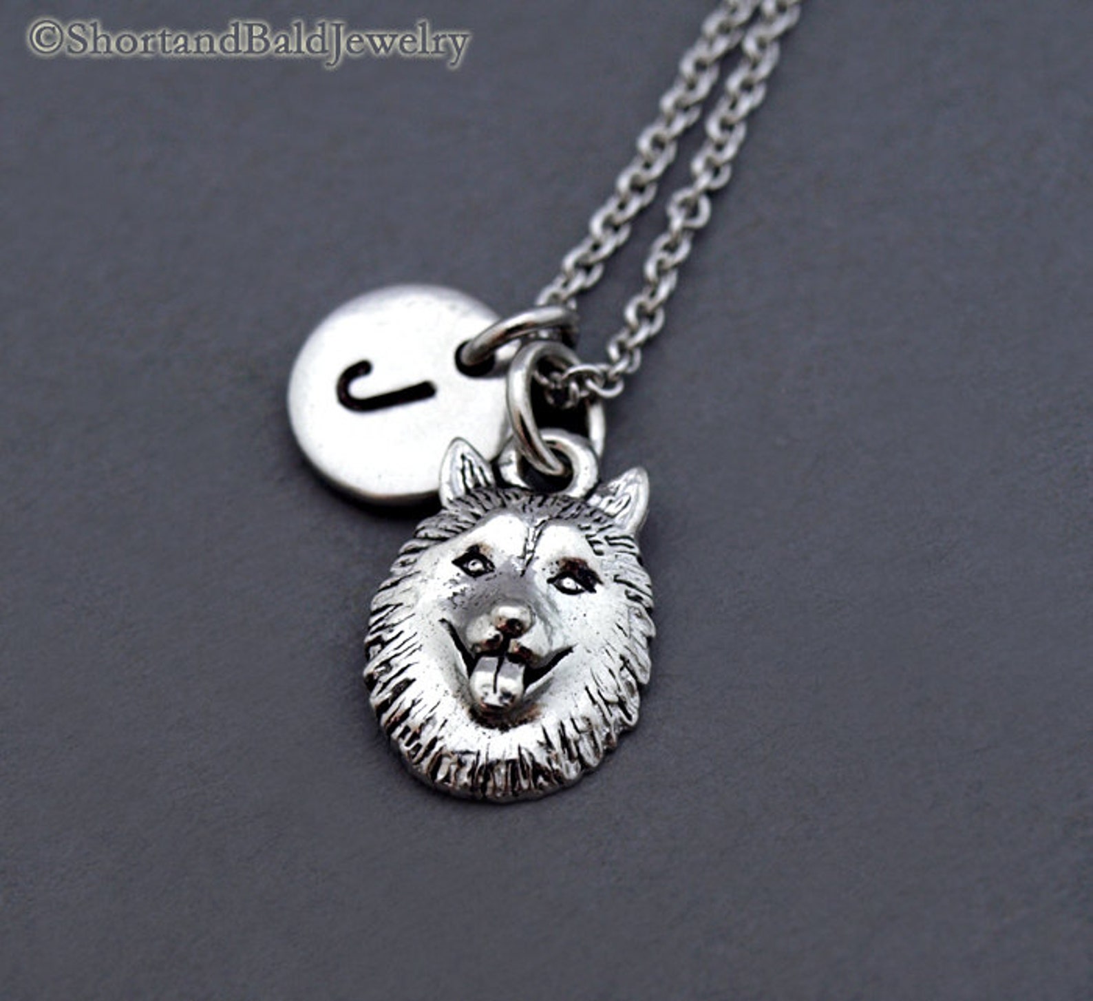 Siberian Husky Dog Necklace Siberian Husky Head Husky Charm - Etsy