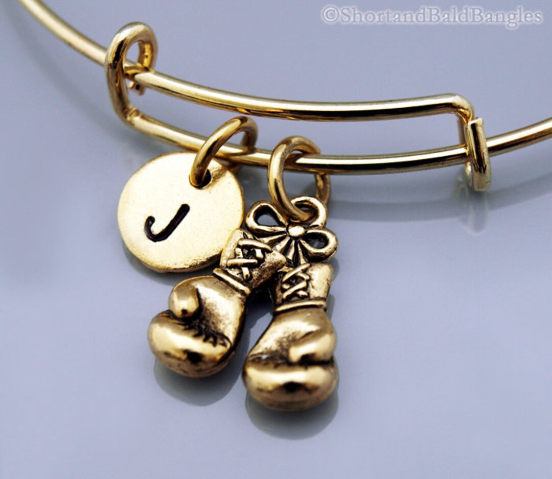 Boxing Gloves Bangle, Boxing Glove Charm Bracelet, Fighting Gloves ...