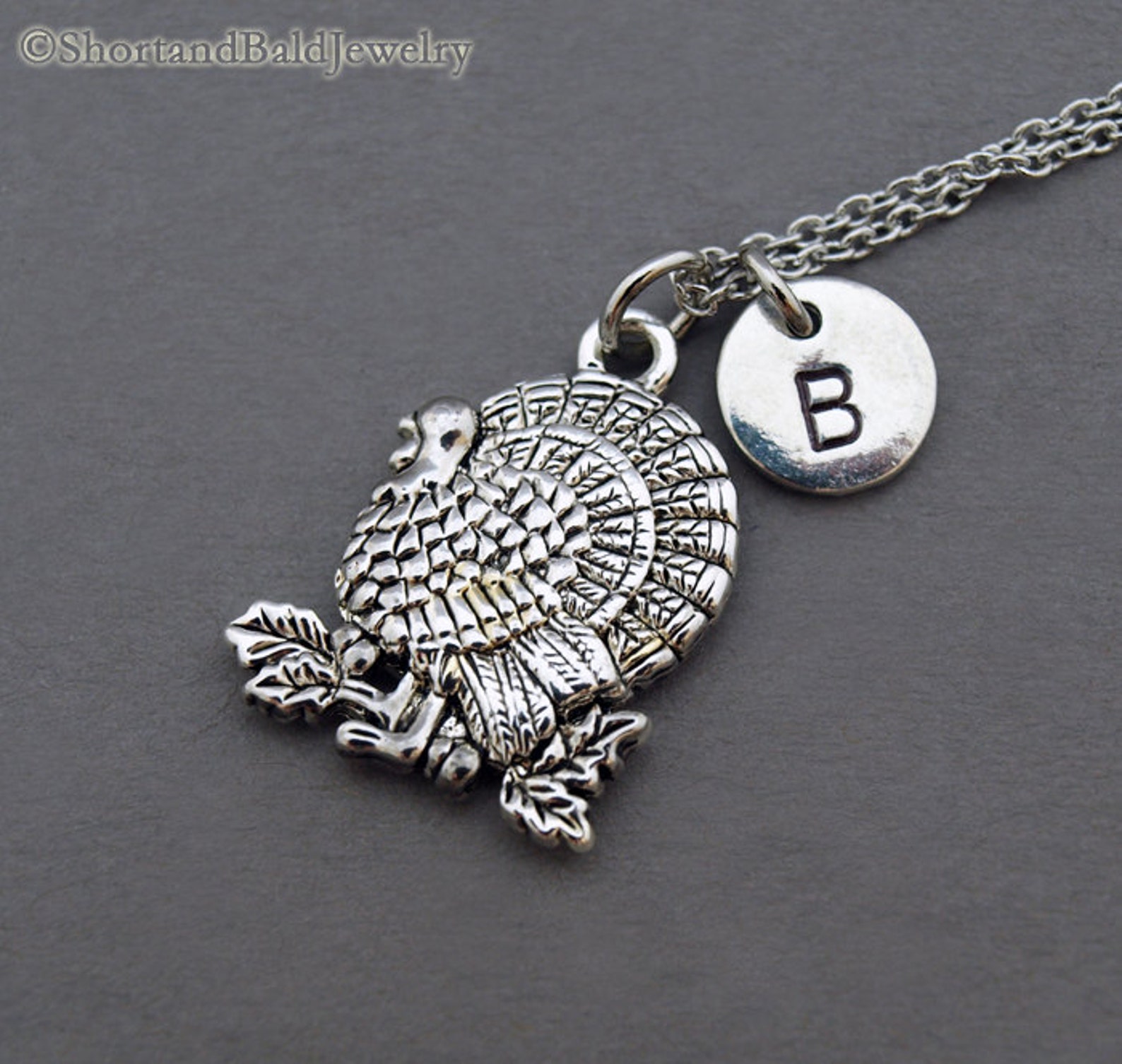 Turkey Necklace, Turkey Bird, Thanksgiving Turkey, Turkey Charm Jewelry ...