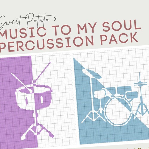 Percussion Instrument Crochet Blanket Pattern Music to My - Etsy