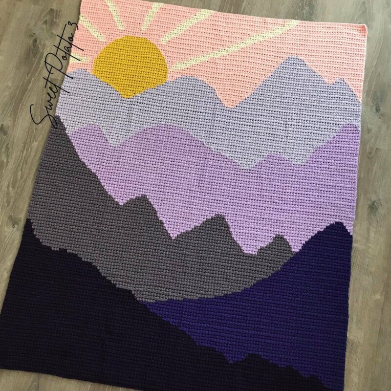 Purple Sunset - Etsy
