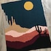 Desert Skies Crochet Blanket Pattern: Landscape Afghan (PDF Pattern ...