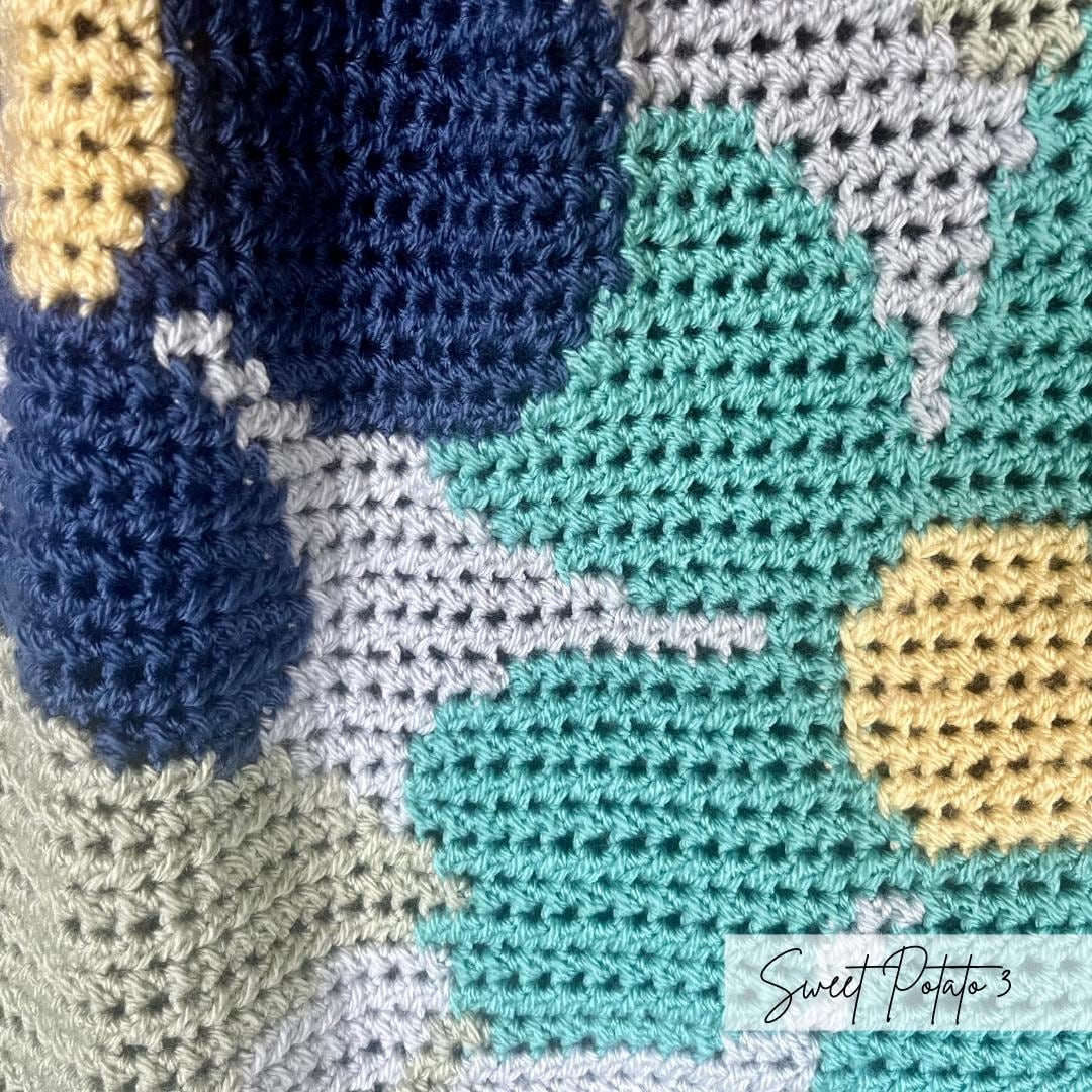 Forget Me Knot Flower Blanket Crochet Pattern (PDF Download), Baby ...