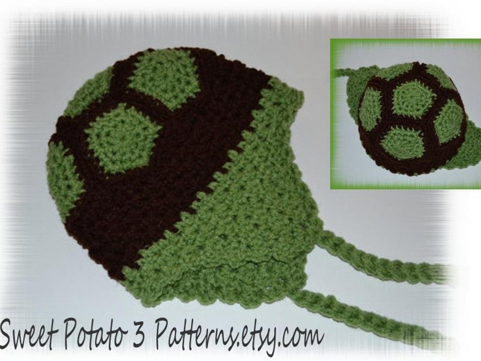 Turtle Shell Beanie Crochet Pattern Animal Crochet Hat - Etsy