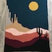 Desert Skies Crochet Blanket Pattern: Landscape Afghan (PDF Pattern ...