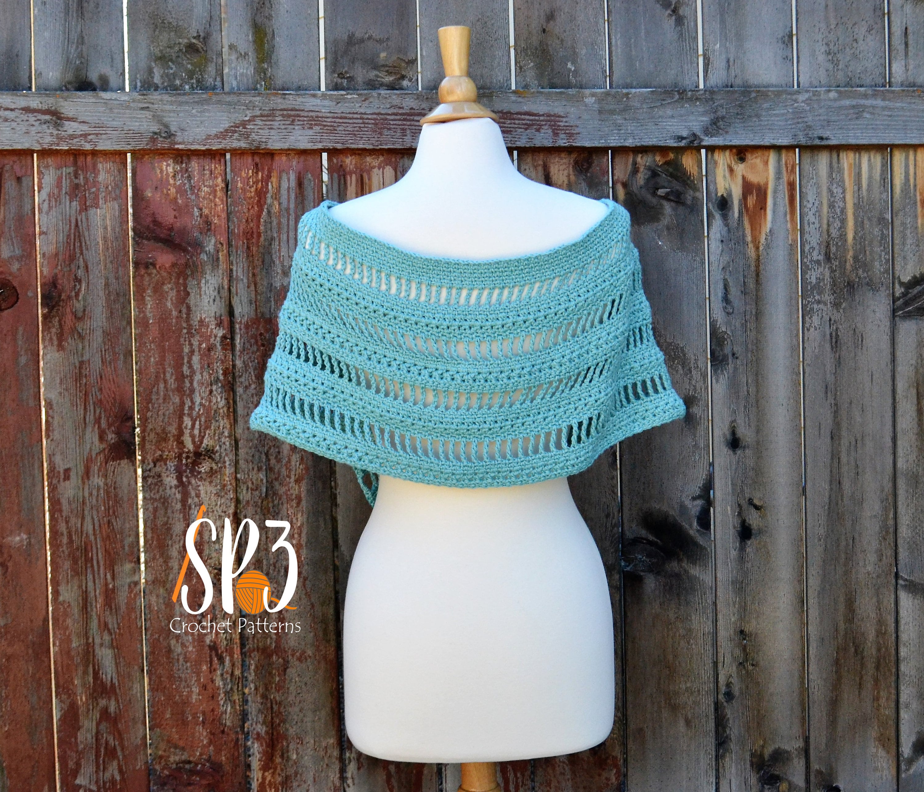 Whispering Willows Poncho Crochet Pattern: Summer Shawl (PDF) - Etsy