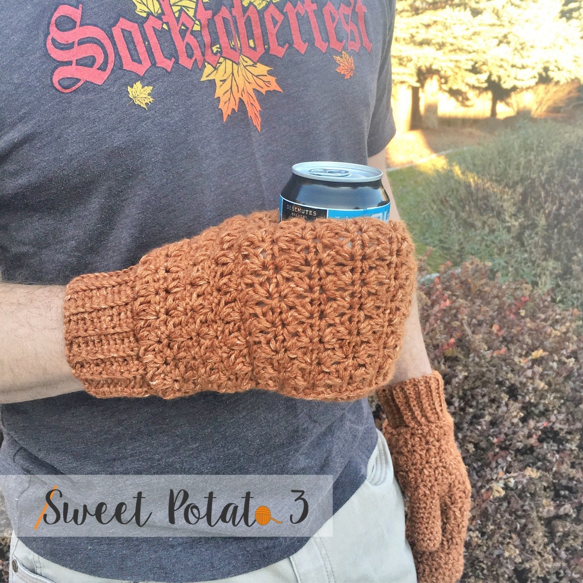 Beer Thirty Mitten Cozy Crochet Pattern Funny Gift Idea | Etsy