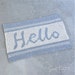 Hello Welcome Mat - Entryway Rug, Crochet Pattern, Home Decor, Graph ...