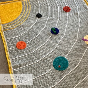Space Galaxy Crochet Blanket Pattern: Planets Afghan (PDF Pattern) - Etsy