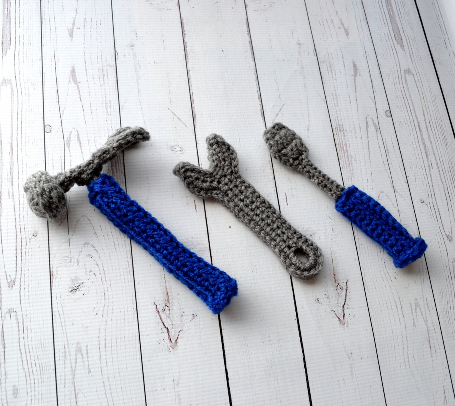 Crochet Tool Belt Toy Pattern: Hammer, Wrench, Screwdriver (PDF Pattern ...