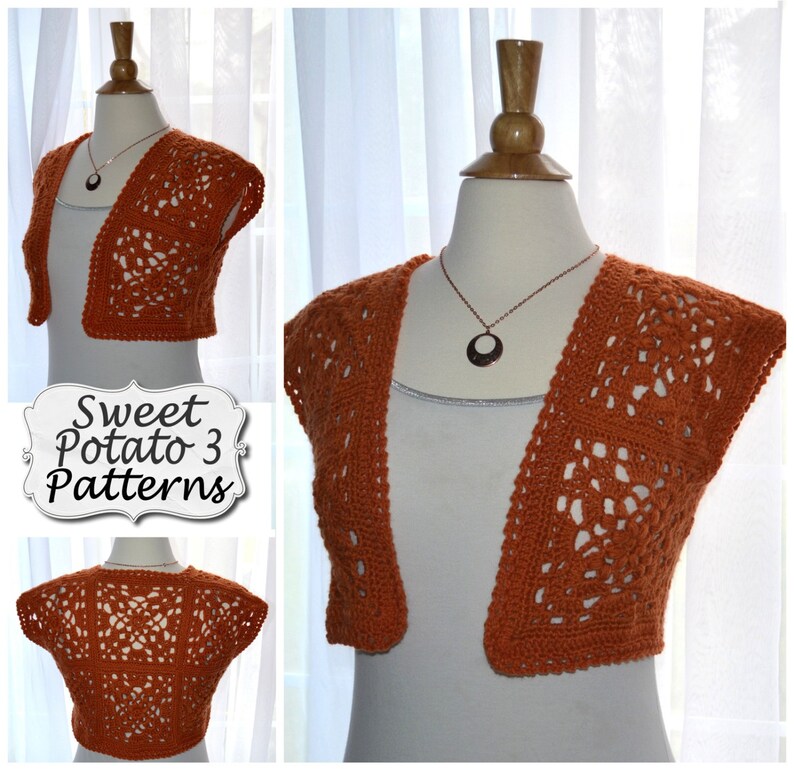 Crochet Motif Cardigan Pattern: Spring Summer Garment (PDF Pattern) - Etsy