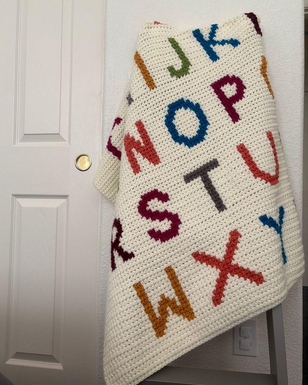 ABC Baby Blanket Crochet Pattern, Alphabet Blanket Design, Nursery ...