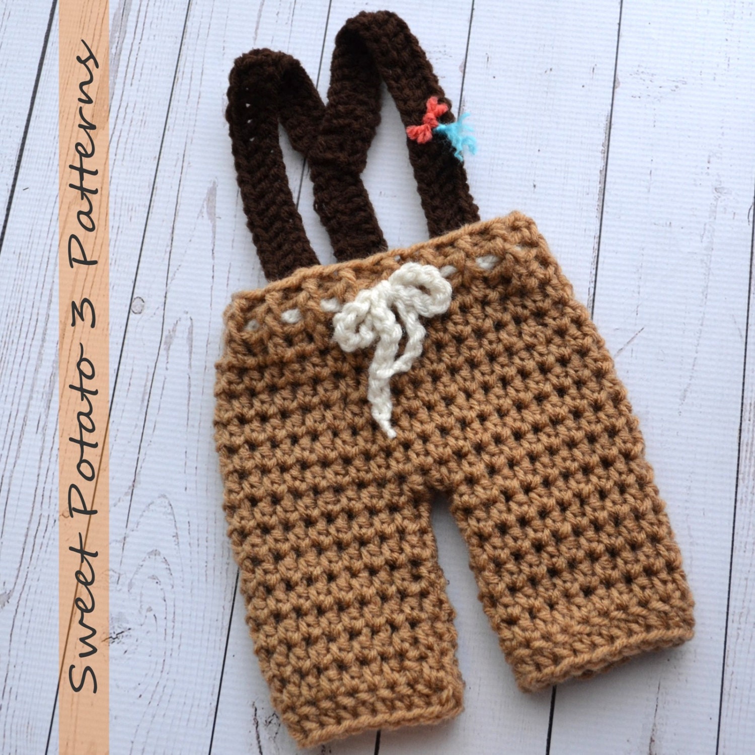 Fishing Set Hat Pants Suspenders Fish Net Crochet - Etsy