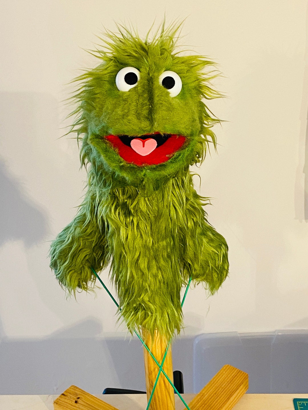 Practice Puppets, Fur Hand Puppet Halloween Show, Puppet Theater ...