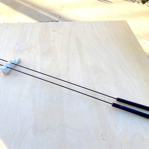 Professional Puppet Arm Rods Black, Green or Blue Arm Rods pair Hand ...