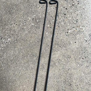 Professional Puppet Arm Rods - Black, Green or Blue Arm Rods (pair ...