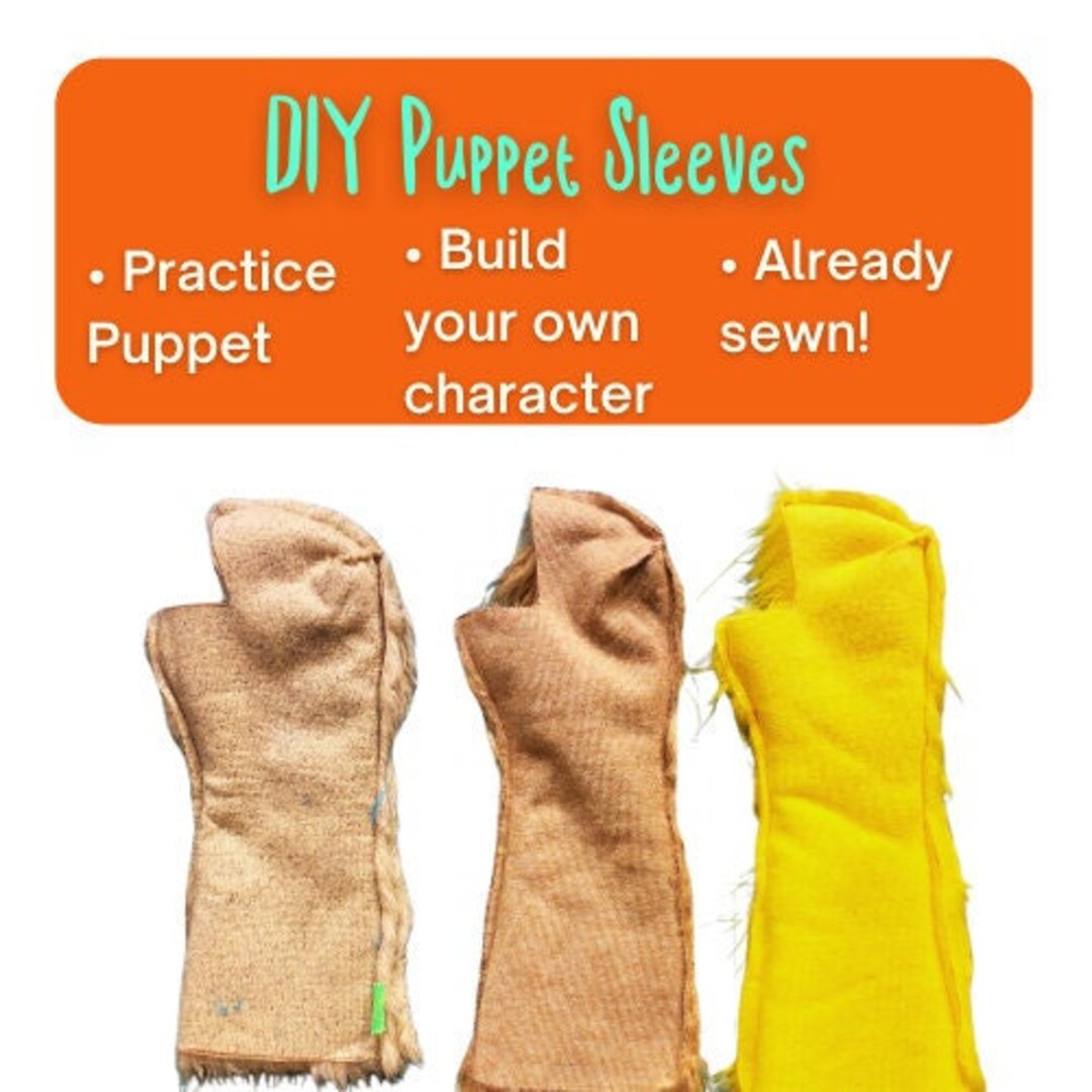 DIY Practice Puppet, Sock Puppet, Hand Puppet, Monster Puppet, Build ...