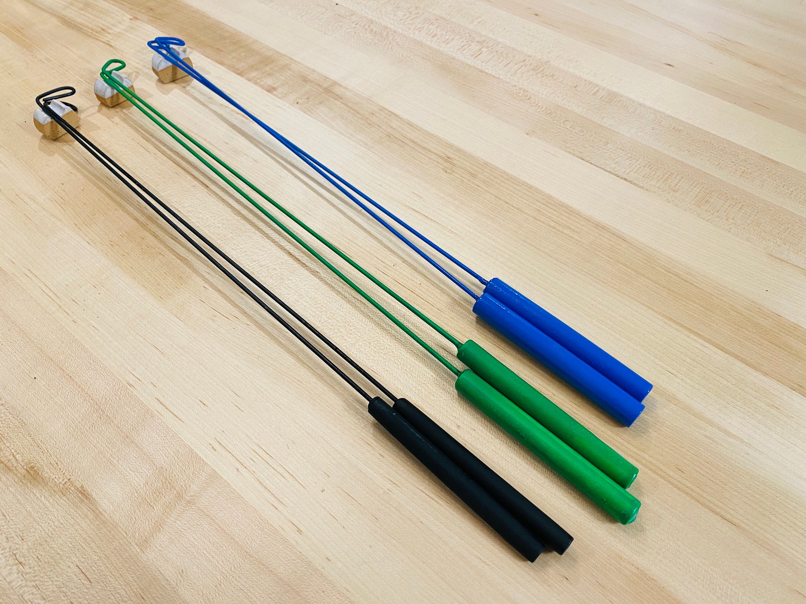 Professional Puppet Arm Rods Black Green or Blue Arm Rods | Etsy