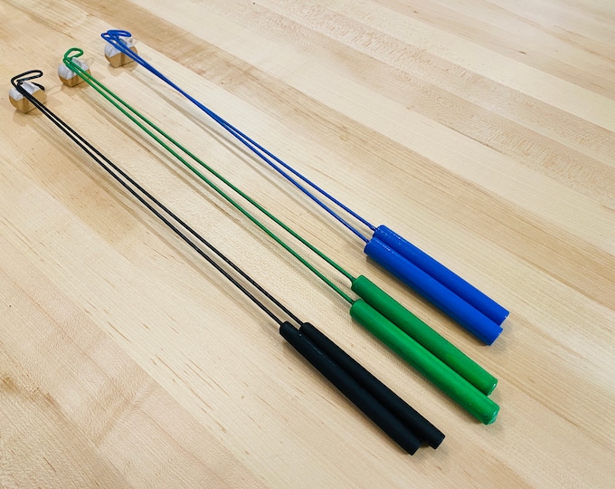 Professional Puppet Arm Rods - Black, Green or Blue Arm Rods (pair ...