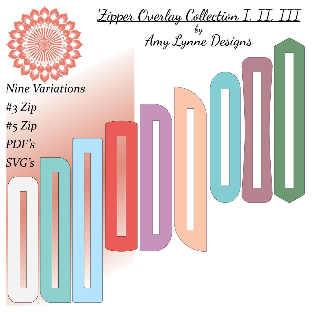 Zipper Overlay Collection I, II and III - Etsy