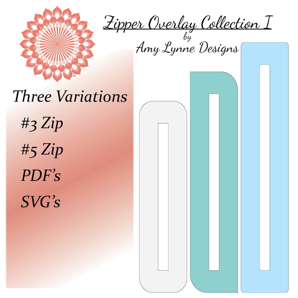 Zipper Overlay Collection I II and III - Etsy