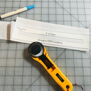 Template for 9" Zippers, #3 Zips and #5 Zips PDF, Digital File PDF ...