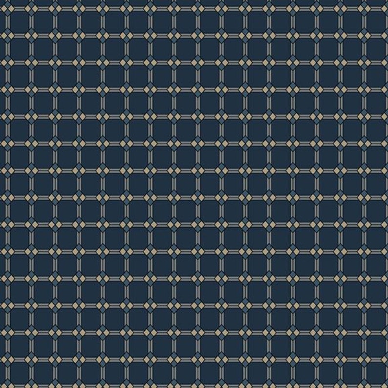 DIAMOND STRIPE R651065D Navy-cut in Half Yard Increments - Etsy