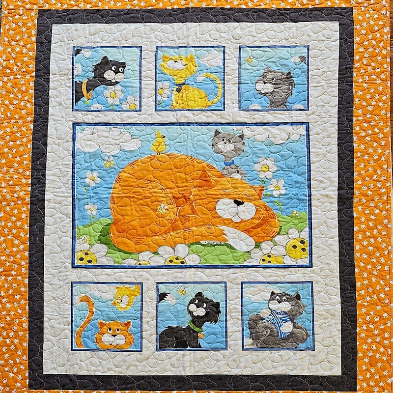 Kitty Quilt Pattern - Etsy
