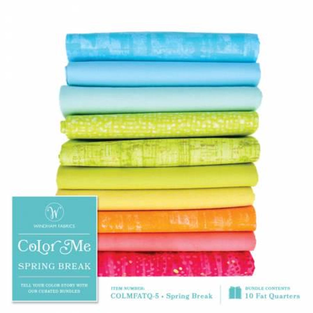 Fat Quarter Bundle, Color Me Spring Break, 10pcs/bundle - Etsy