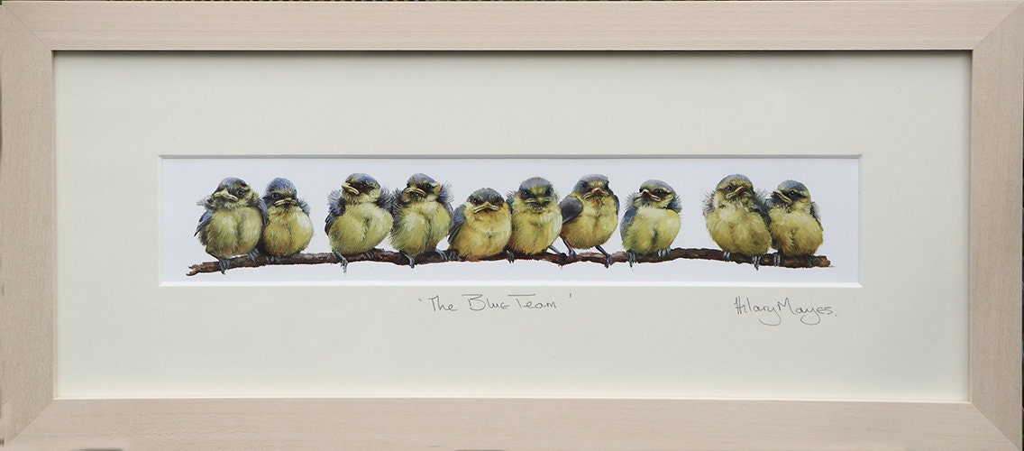 The Blue Team Framed Limited Edition Print - Etsy