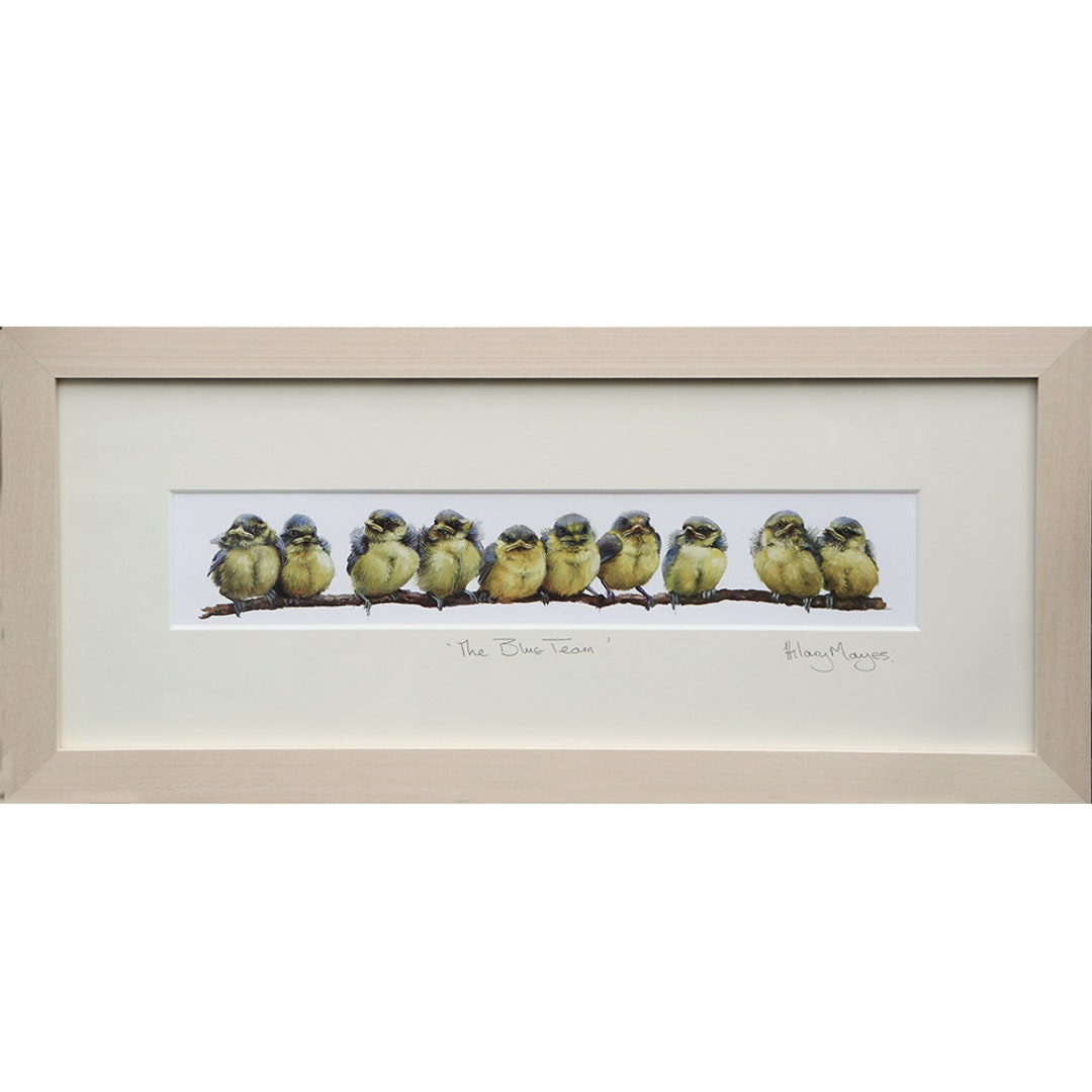 The Blue Team Framed Limited Edition Print - Etsy