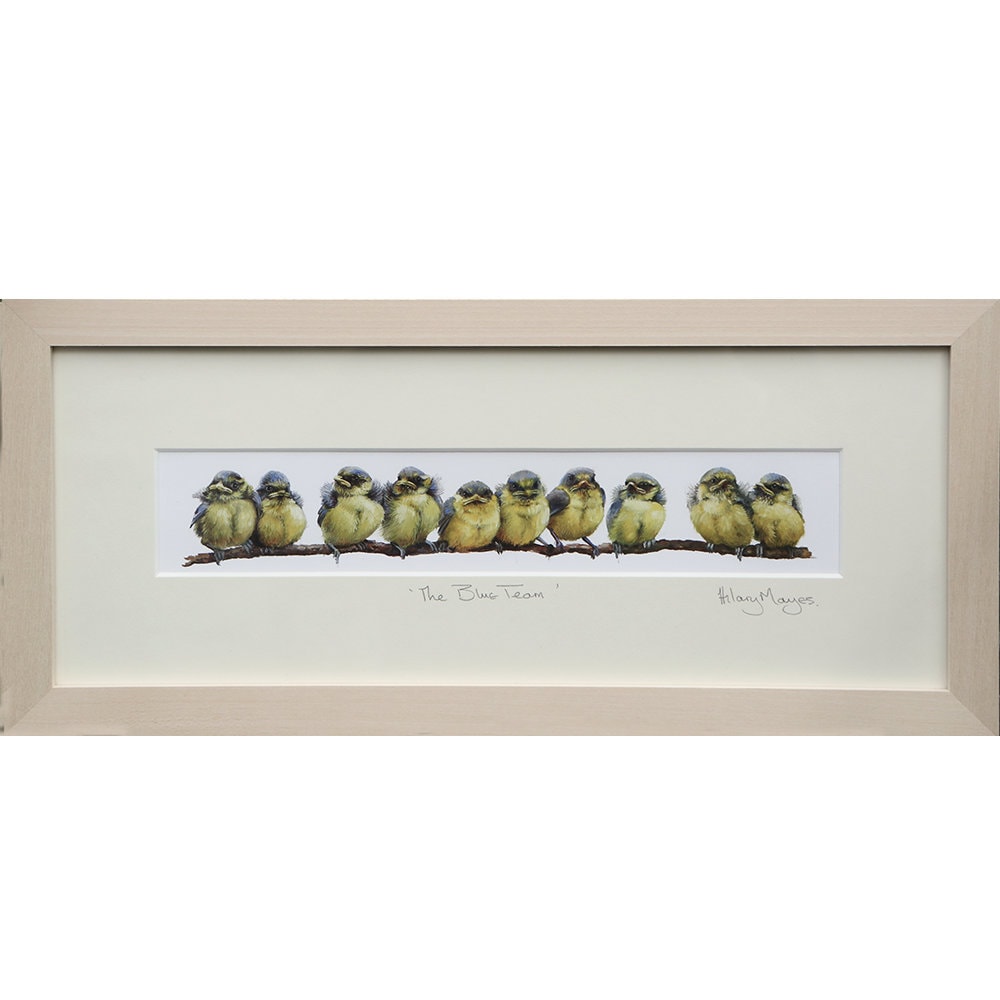 The Blue Team Framed Limited Edition Print - Etsy