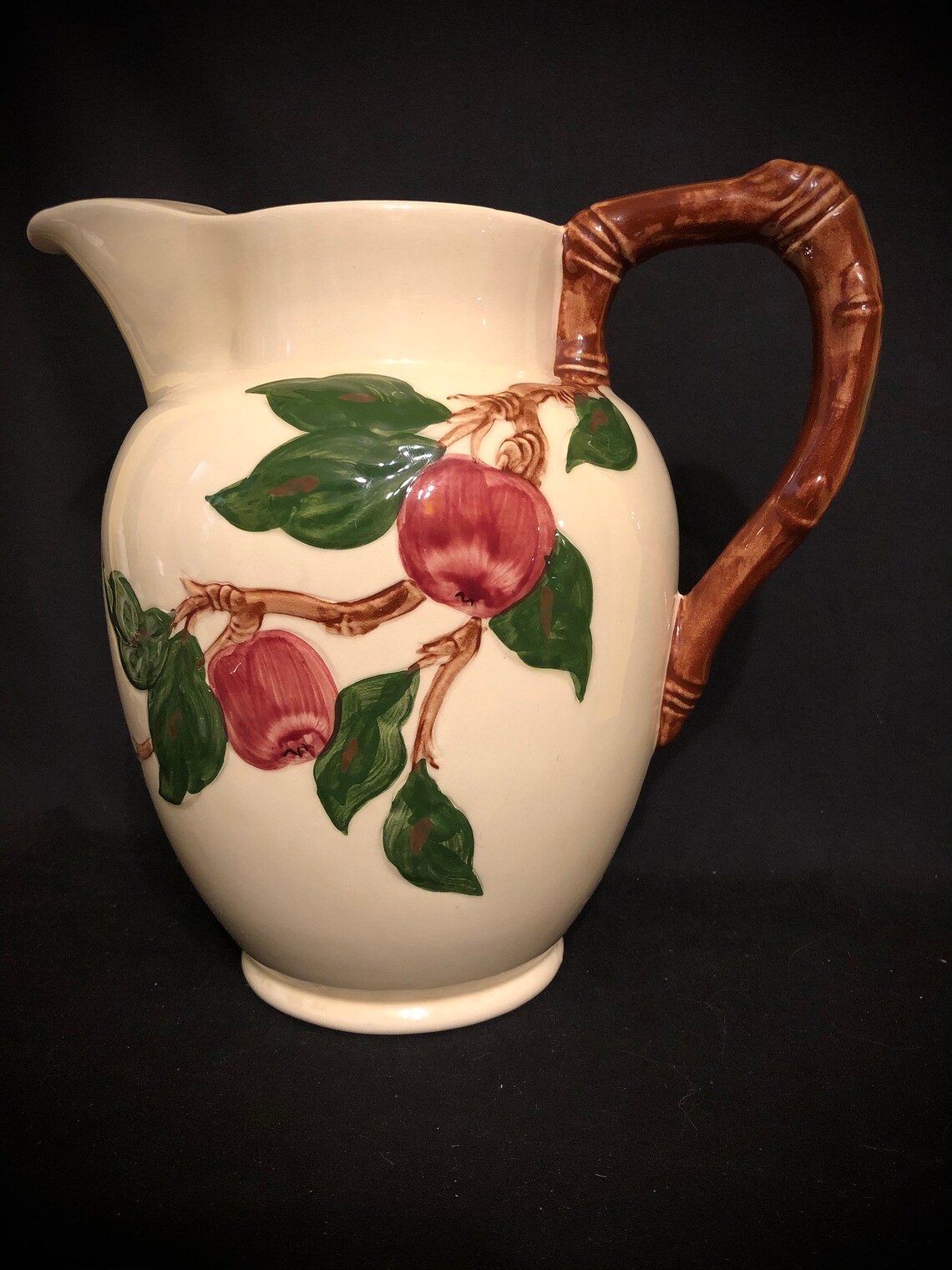 1940s Franciscan Ware Apple 64 oz Pitcher with Ice Lip | Etsy