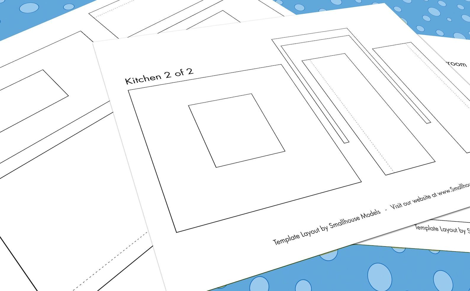 Calico Critters DIY Wallpaper Template Printable PDF Download for ...