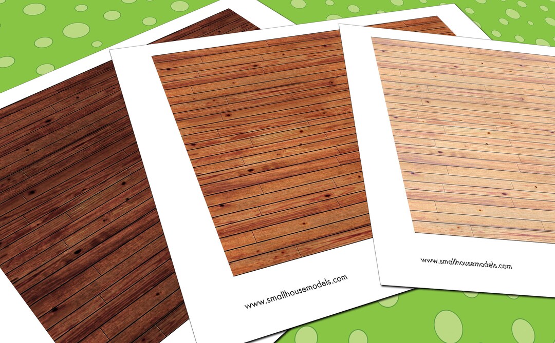 DOLLHOUSE FLOORING 1:18 Scale Doll House Printable Seamless Wood ...