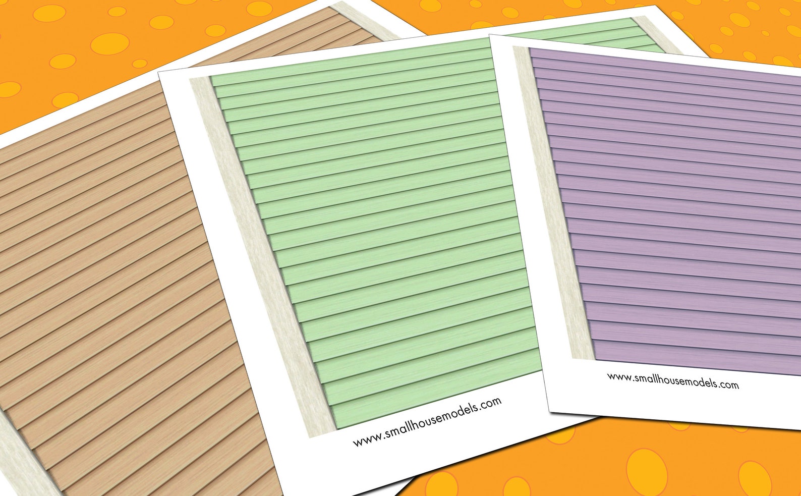 Dollhouse 1:12 Exterior Siding Printable 3 Vinyl Siding - Etsy Hong Kong