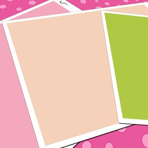 Dollhouse Wallpaper, 32 Warm Colors Striped & Solid Miniature ...