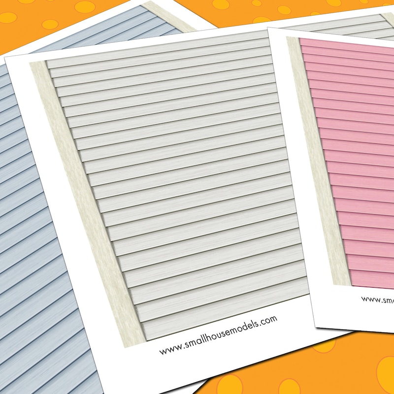 Printable Exterior of Doll House - Etsy