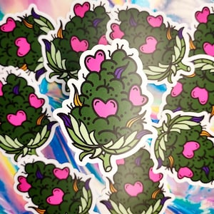 Marijuana Bud Sticker, 90s Aesthetic Laptop Decal - Etsy