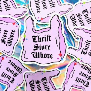 Thrift Store Sticker,thrift Store, Funny Sticker, Laptop Decal ...