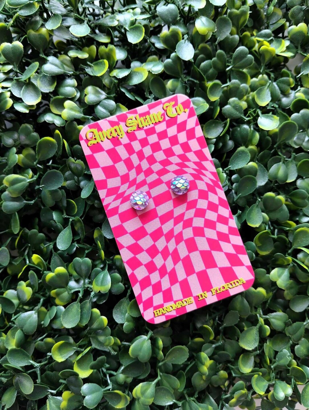 Mermaid Studs, Scale Studs, Mermaid, Mermaid Scale, Summer Earrings ...