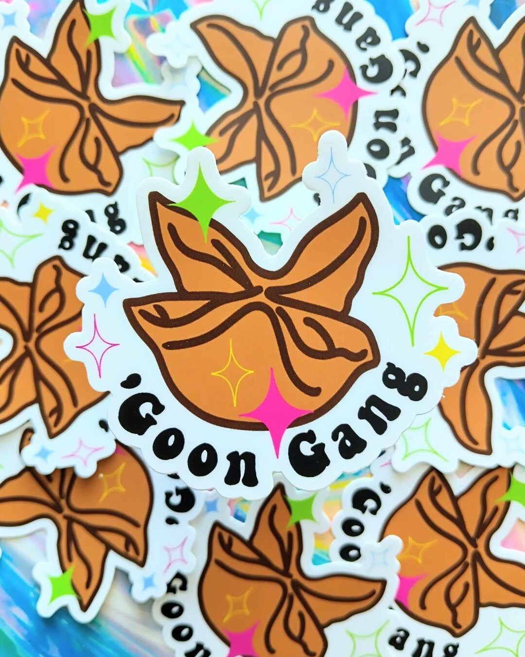 Goon Gang Sticker, Crab Rangoon Sticker, Waterbottle Sticker, Food ...
