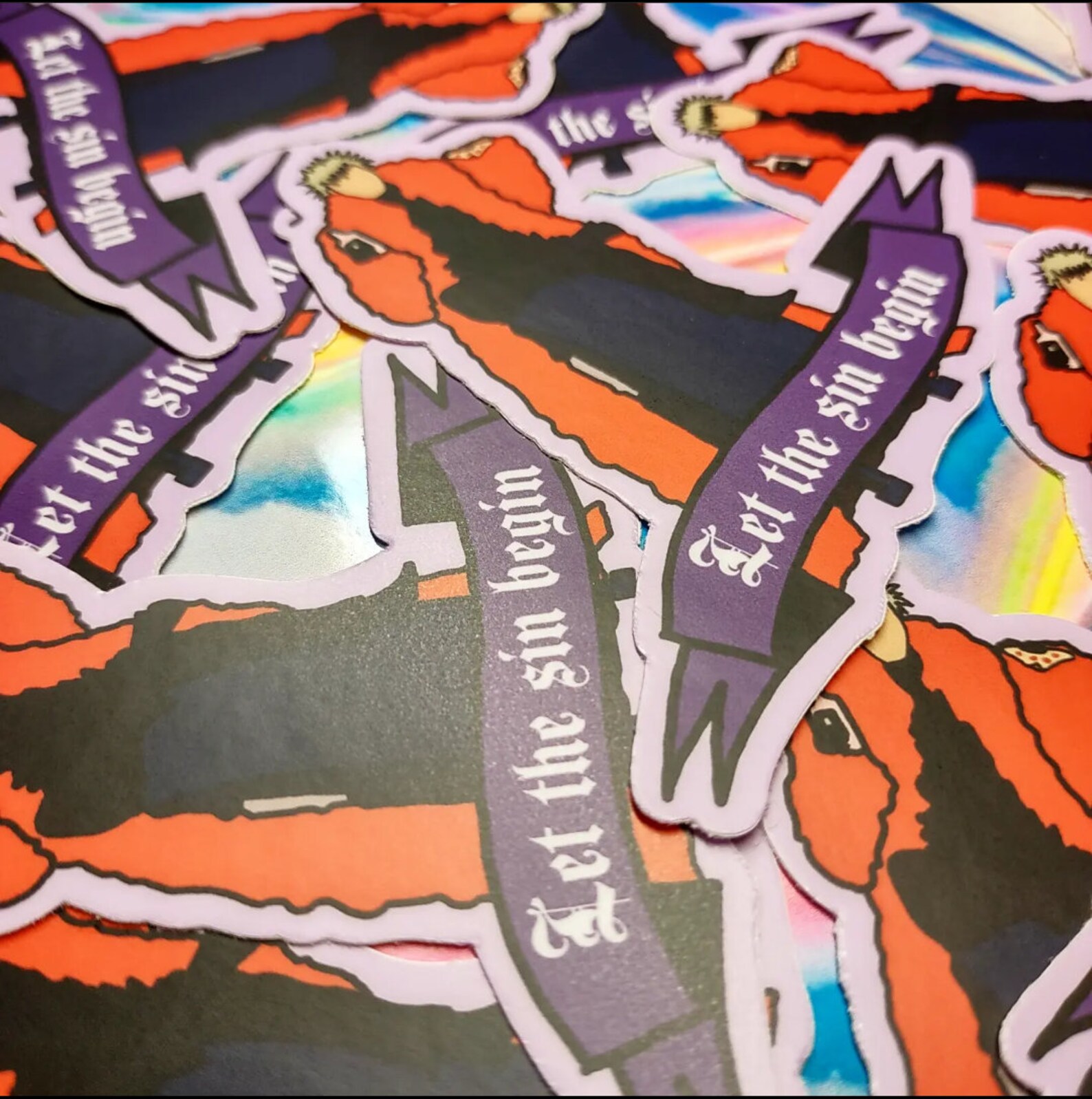 Little Nicky Sticker Little Nicky Decal Let the Sin Begin - Etsy