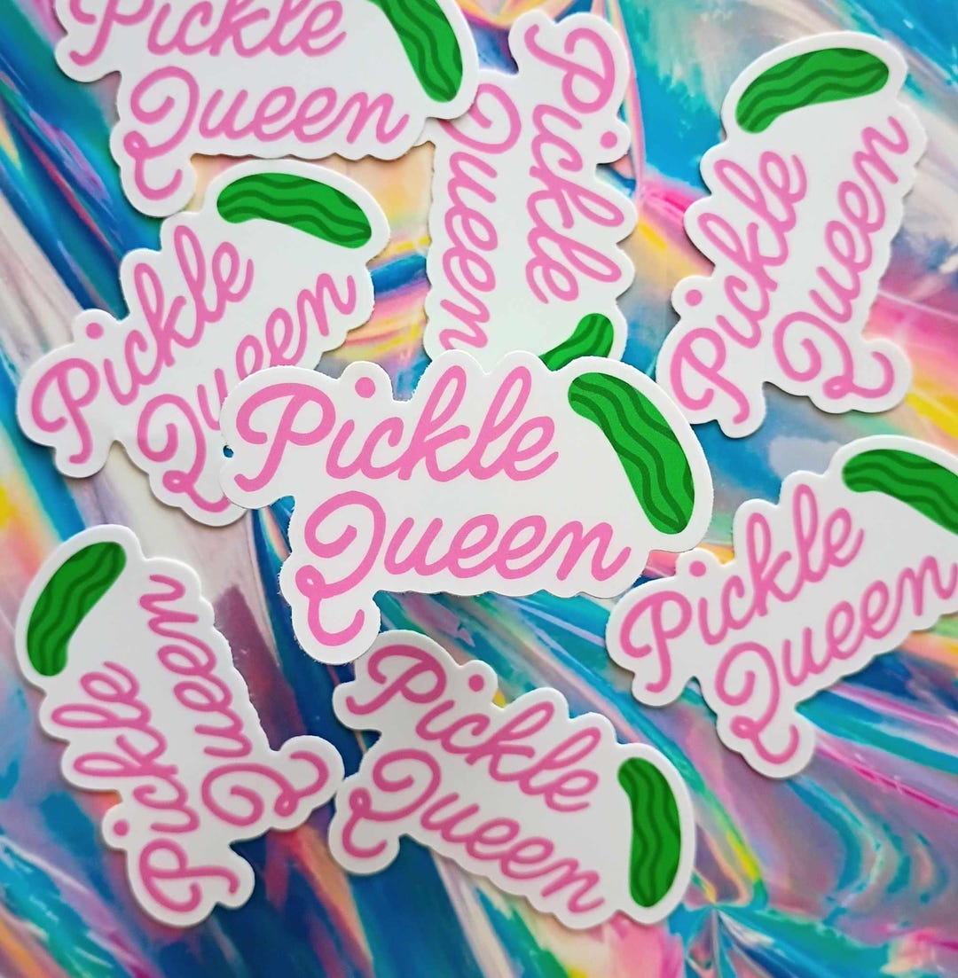 Pickle Queen, Pickle Decal, Pickle Sticker, Pickle Queen Decal, Car ...